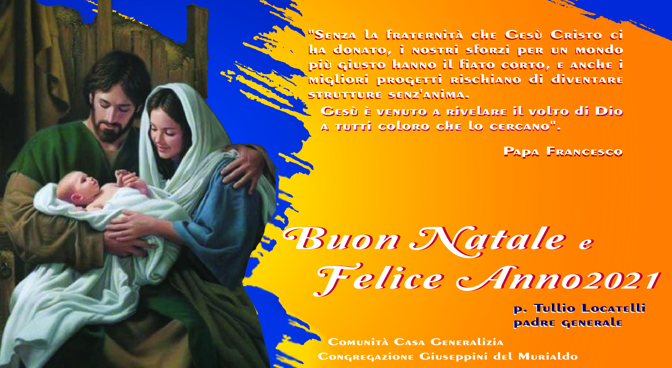 Il messaggio del padre generale per il santo Natale | Portale della ...